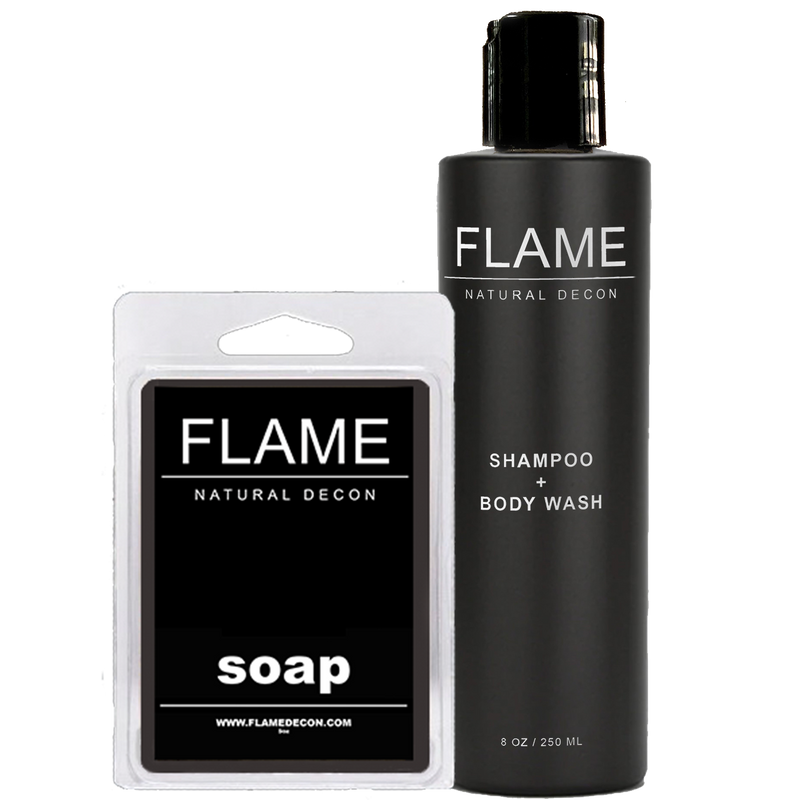 Firefighter Shampoo + Body Wash & Soap - FLAME Natural Decon